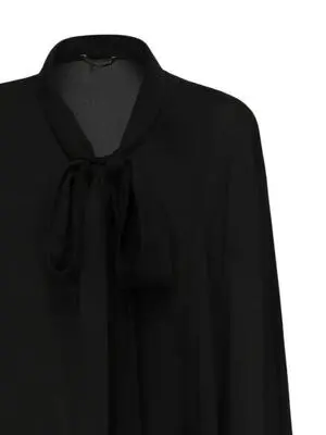 Balenciaga Asymmetric Tie-neck Blouse