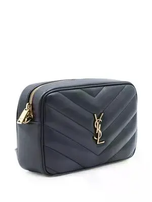 Saint Laurent Quilted Leather Shoulder Bag - Black