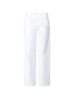 MOTHER Wide-leg Jeans - White