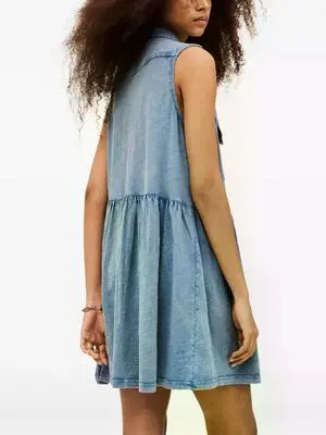 Ba&sh Ilona Sleeveless Gathered-waist Dress