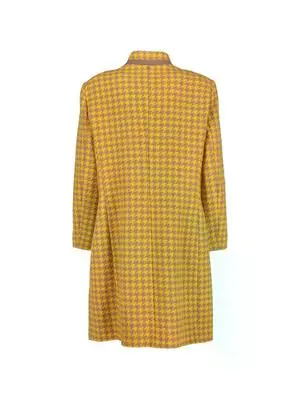 CARACTÈRE Houndstooth-pattern Coat
