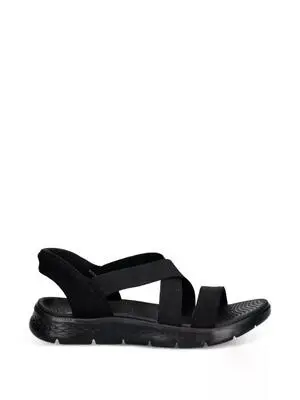 Sketchers Gowalk Flex Glimmer Up Strappy Sandals - Black