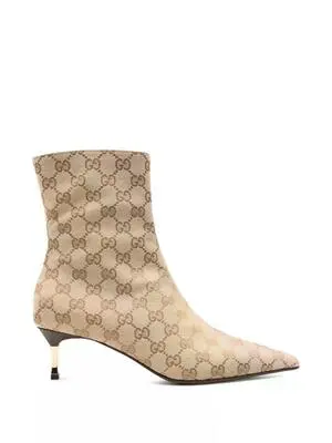 Gucci Monogram Pattern Pumps