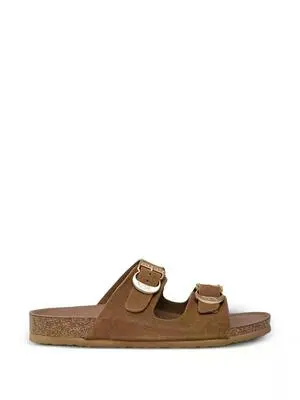 Sketchers Arch Fit Granola Double Strap Sandals - Brown