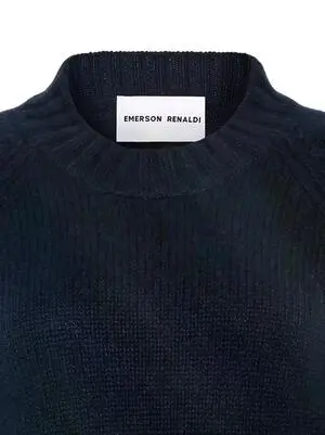 EMERSON RENALDI Ribbed Knit Raglan Sleeve Sweater