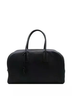 Saint Laurent Medium Leather Tote Bag - Black