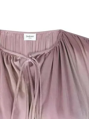 Saint Laurent Drawstring-detail Blouse