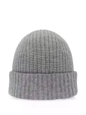 EMERSON RENALDI Ribbed-knit Beanie Hat - Grey