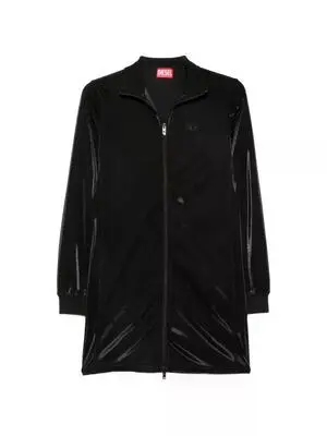 DIESEL® D-rosy Zip-up Mini Dress - Black