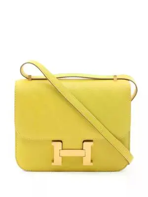 Hermès 2019 Mini Constance 3 Shoulder Bag - Yellow