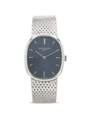 Patek Philippe 32mm Oval Case Watch - Blue