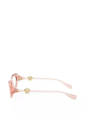 Versace Oval Frame Eyeglasses