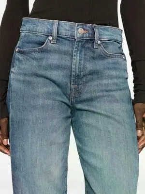7 For All Mankind Lotta Tailorless Wide-leg Jeans