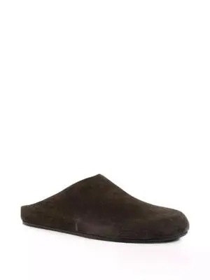 Officine Creative Babouche 101 Suede Mules - Brown