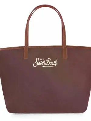 MC2 SAINT BARTH City Logo-embroidered Tote Bag