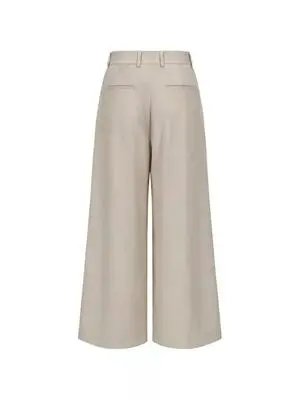 MOORER Rumy Pleated Wide-leg Trousers