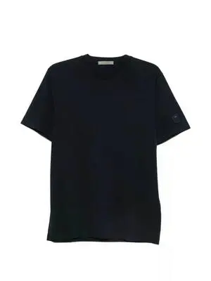 Corneliani Logo-patch T-shirt - Blue