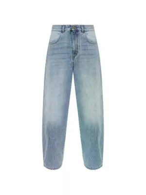 RÓHE Faded Wide-leg Jeans - Blue