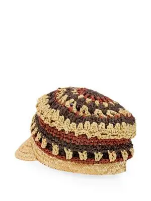 Alberta Ferretti Braided Design Hat