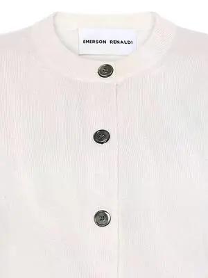 EMERSON RENALDI Fine-knit Crew Neck Cardigan