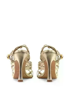 ANDREA CARRANO Strappy Leather Sandals