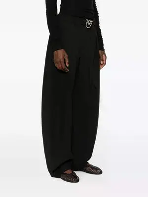 Pinko Trousers With Love Birds Buckle