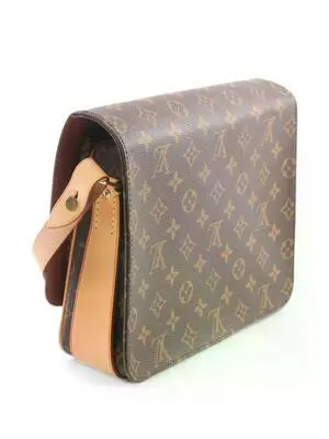 LOUIS VUITTON 1997 Gm Cartesier Monogram-pattern Shoulder Bag