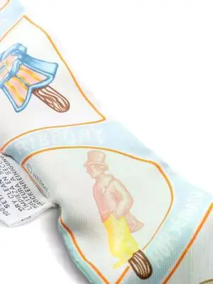 Hermès Funny Ice Cream Silk Scarf - Blue