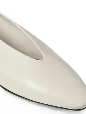 JIMMY CHOO Margot Leather Ballet Flats