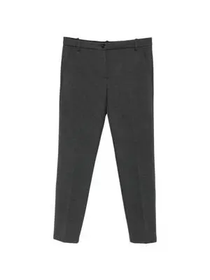 Pinko Tailored Belt-Loop Trousers Grey