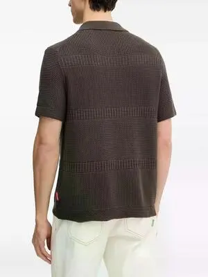 JOOP! Textured Knit Short-sleeve Cardigan