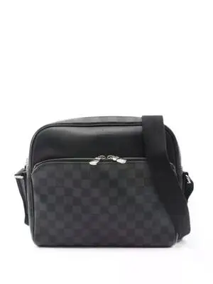 LOUIS VUITTON 2018 Pm Dayton Damier Graphite Shoulder Bag
