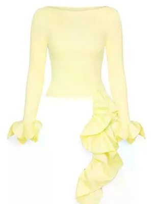 PatBO Tarsila Ruffled Blouse