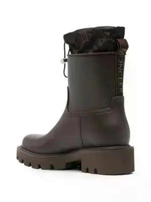 Moncler Drawstring Fastening Rain Boots - Brown