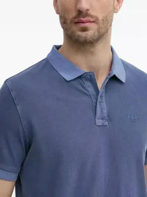 JOOP! Ambrosian Logo-embroidered Polo Shirt - Blue