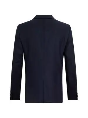 Canali Twill-weave Single-breasted Blazer