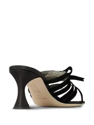 Manolo Blahnik Clementel Bow Detail Sandals