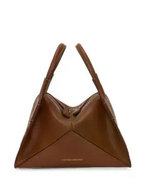 Victoria Beckham Mini Plié Tote Bag - Brown