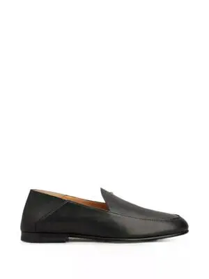 TOD'S Logo-plaque Loafers - Black