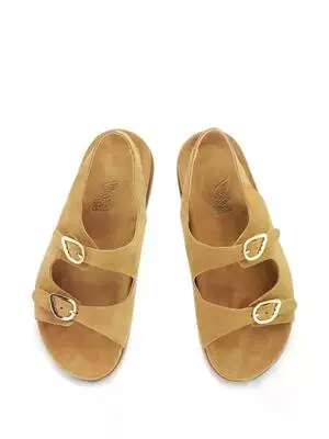 ANCIENT GREEK SANDALS Kasteli Suede Sandals