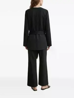 TOTEME Belted Long-sleeve Top
