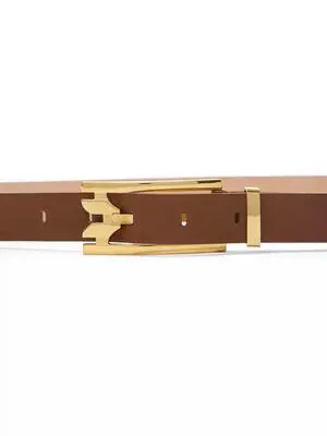 Victoria Beckham Dorian Pin-buckle Belt - Brown