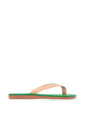ANCIENT GREEK SANDALS Saionara Leather Sandals - Green