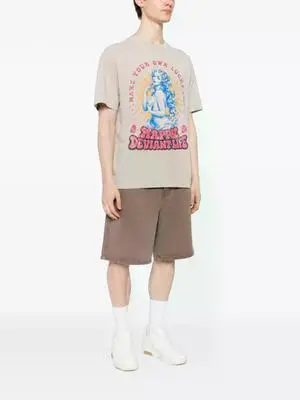 MELT Graphic-print Cotton T-shirt