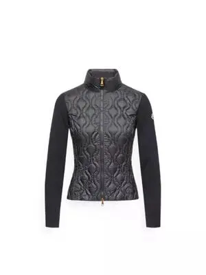 Moncler Quilted Zip-up Cardigan