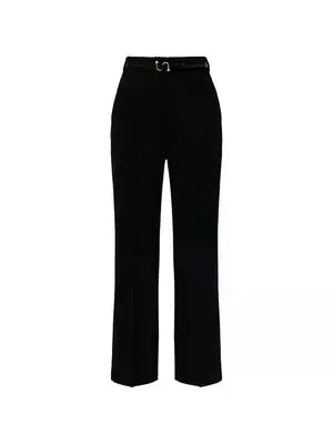 Sportmax Volonta Belted Straight-leg Trousers