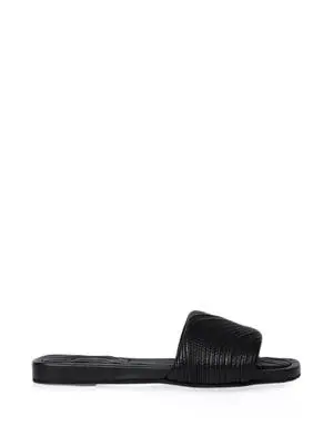 Paul Smith Laurel Swirl Quilted Sandals - Black