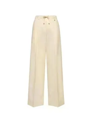 Moncler Drawstring Waist Wide-leg Trousers - Neutrals