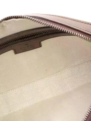 Gucci Monogram Gg Supreme Canvas Shoulder Bag With Web Detail
