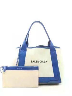 Balenciaga Cabas Tote Bag - Neutrals
